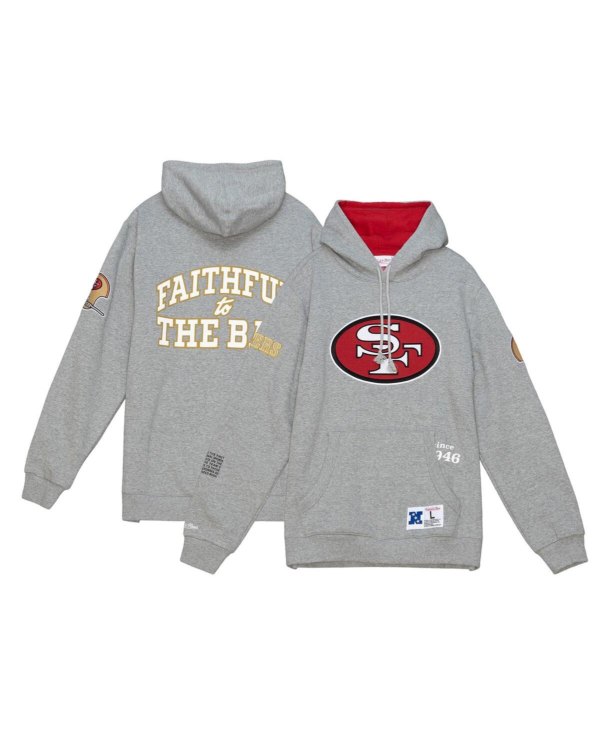 Click here for Mitchell & Ness Mens Heather Gray San Francisco 49... prices