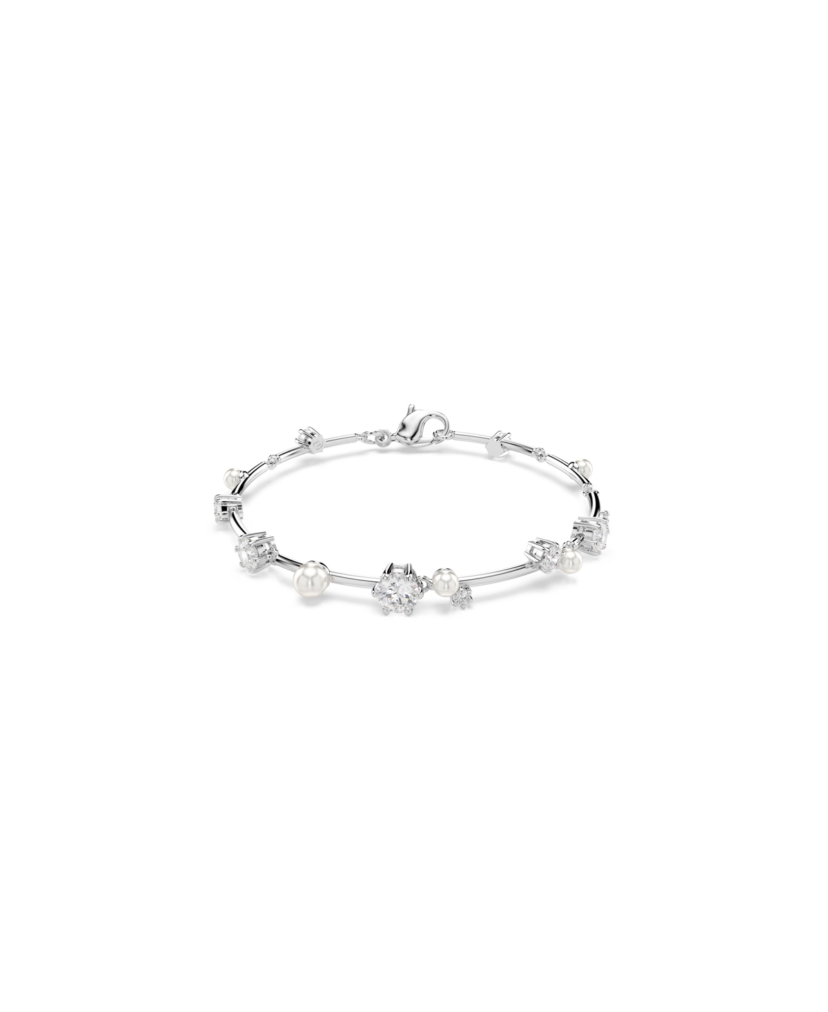 Click here for Swarovski Constella Round Cuts White Rhodium Plate... prices