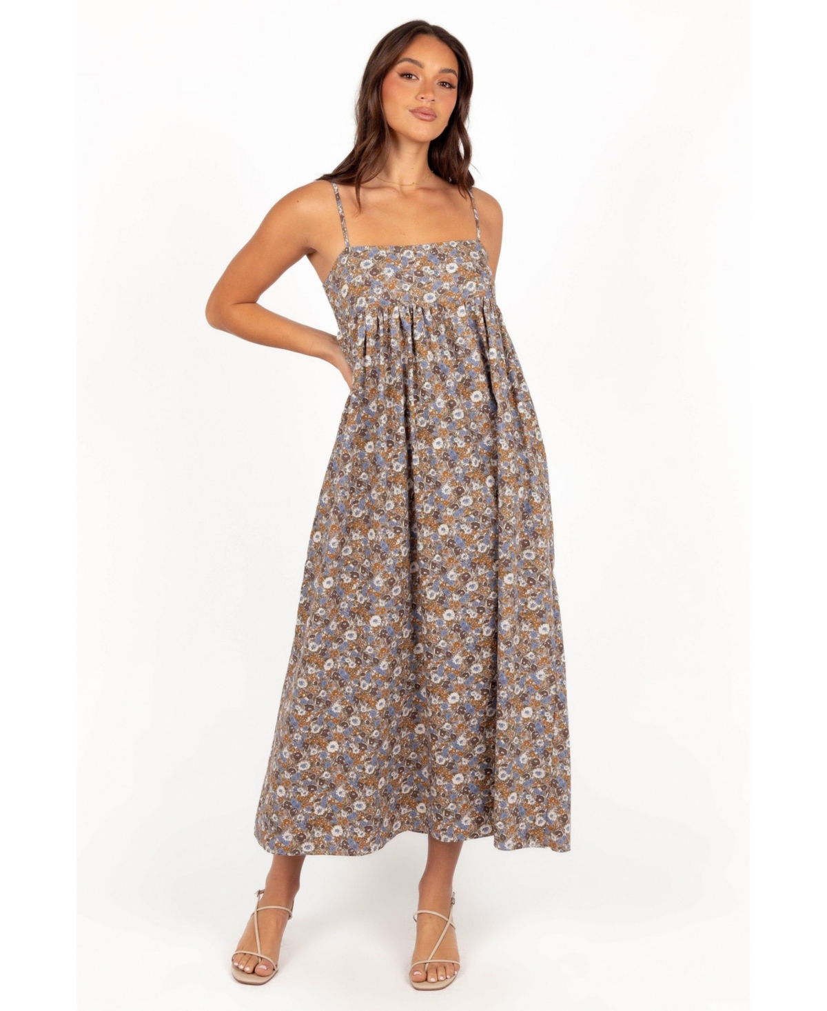 Click here for Petal and Pup Womens Andy Maxi Dress - Olive ditsy... prices