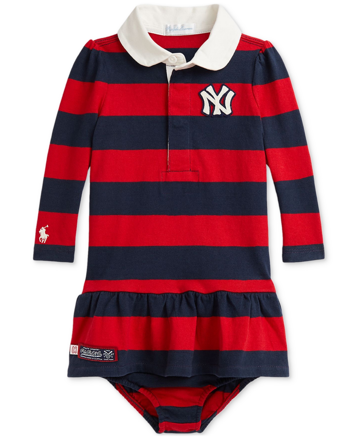 Click here for Polo Ralph Lauren Baby Girls Striped Yankees Jerse... prices
