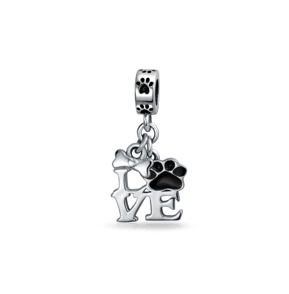 Click here for Bling Jewelry Bff Pet Lover Black Dog Cat Paw Prin... prices