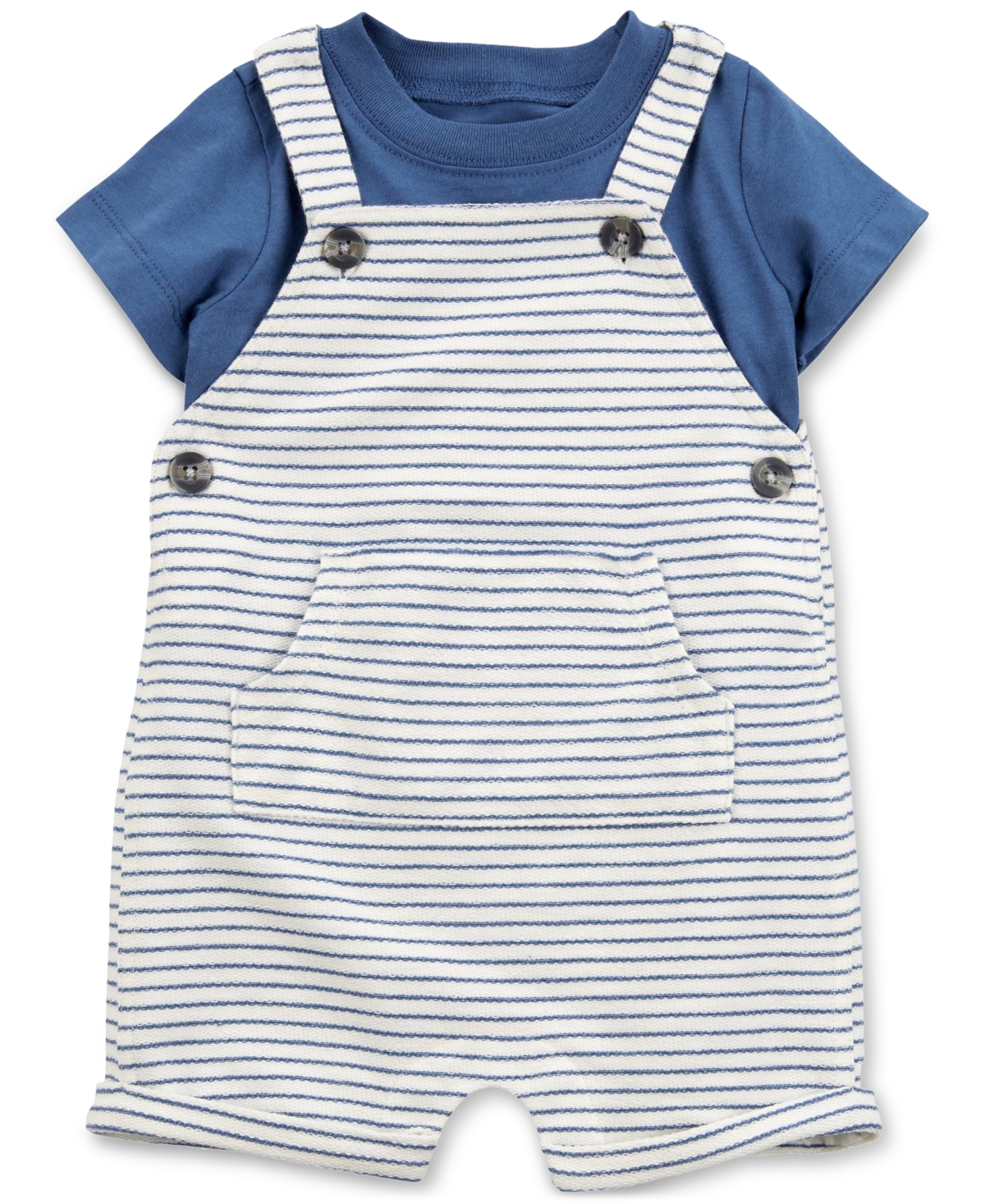 Click here for Carters Baby Boys 2-Pc. Cotton T-Shirt & Striped S... prices