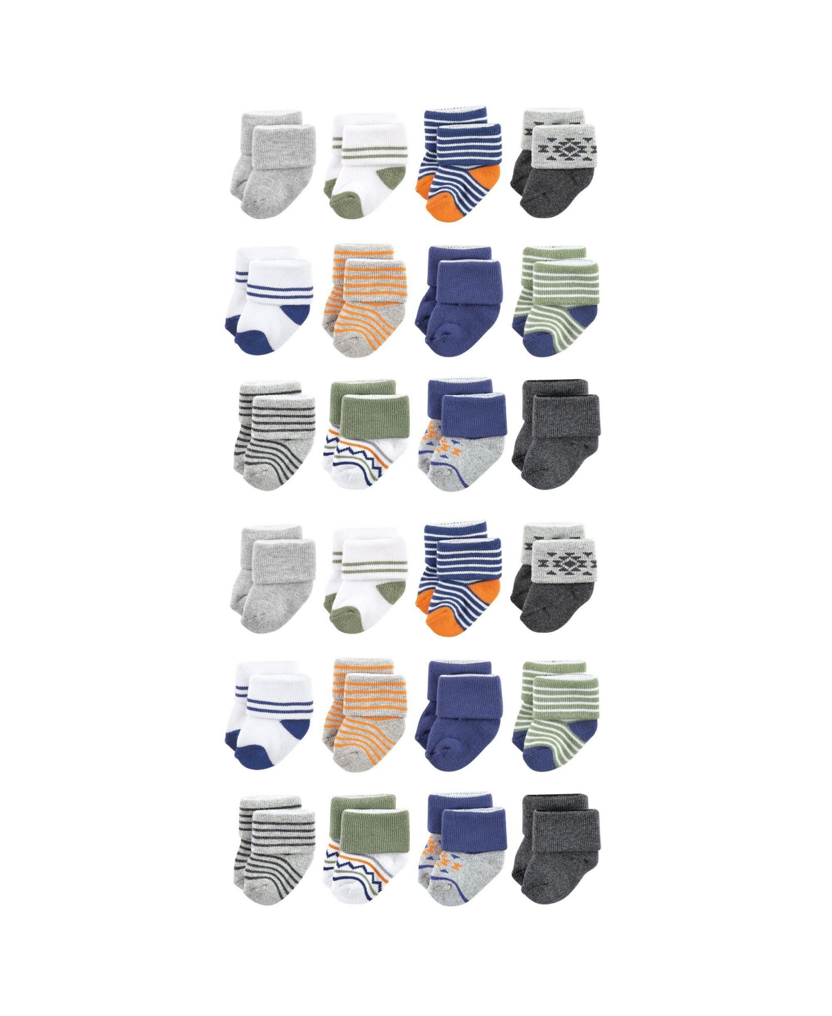 Click here for Luvable Friends Baby Boys Cotton Rich Terry Socks... prices
