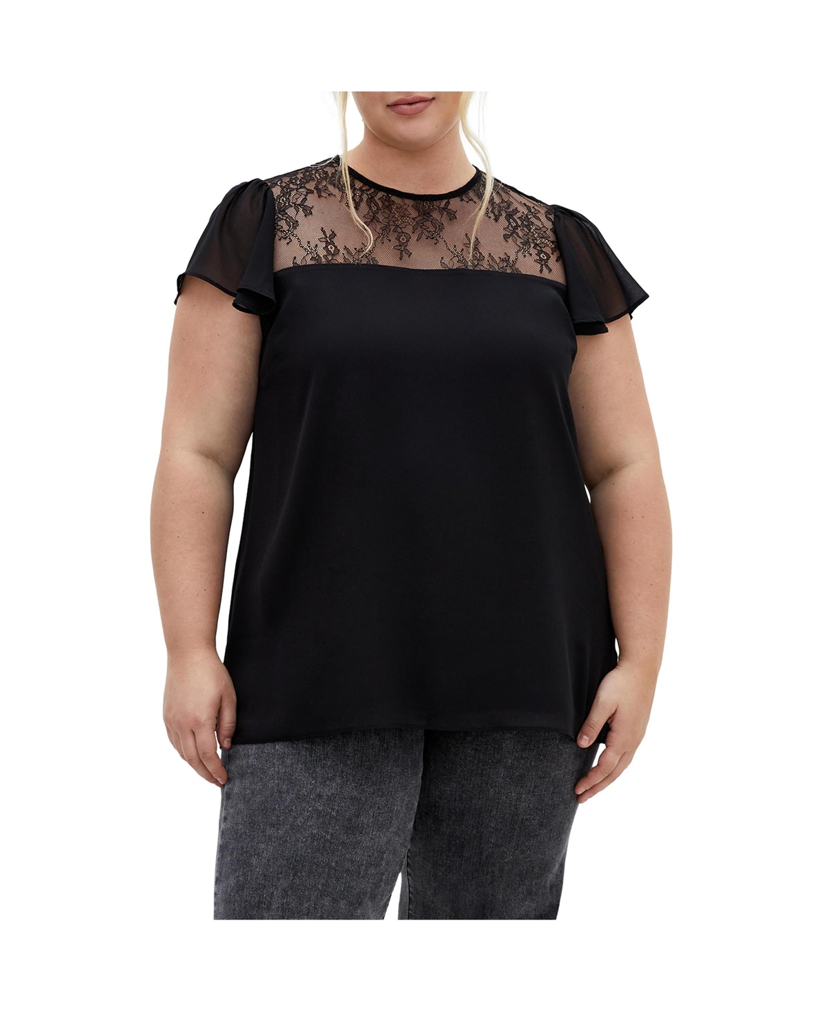 Click here for Plus Size Malia Top - Black prices