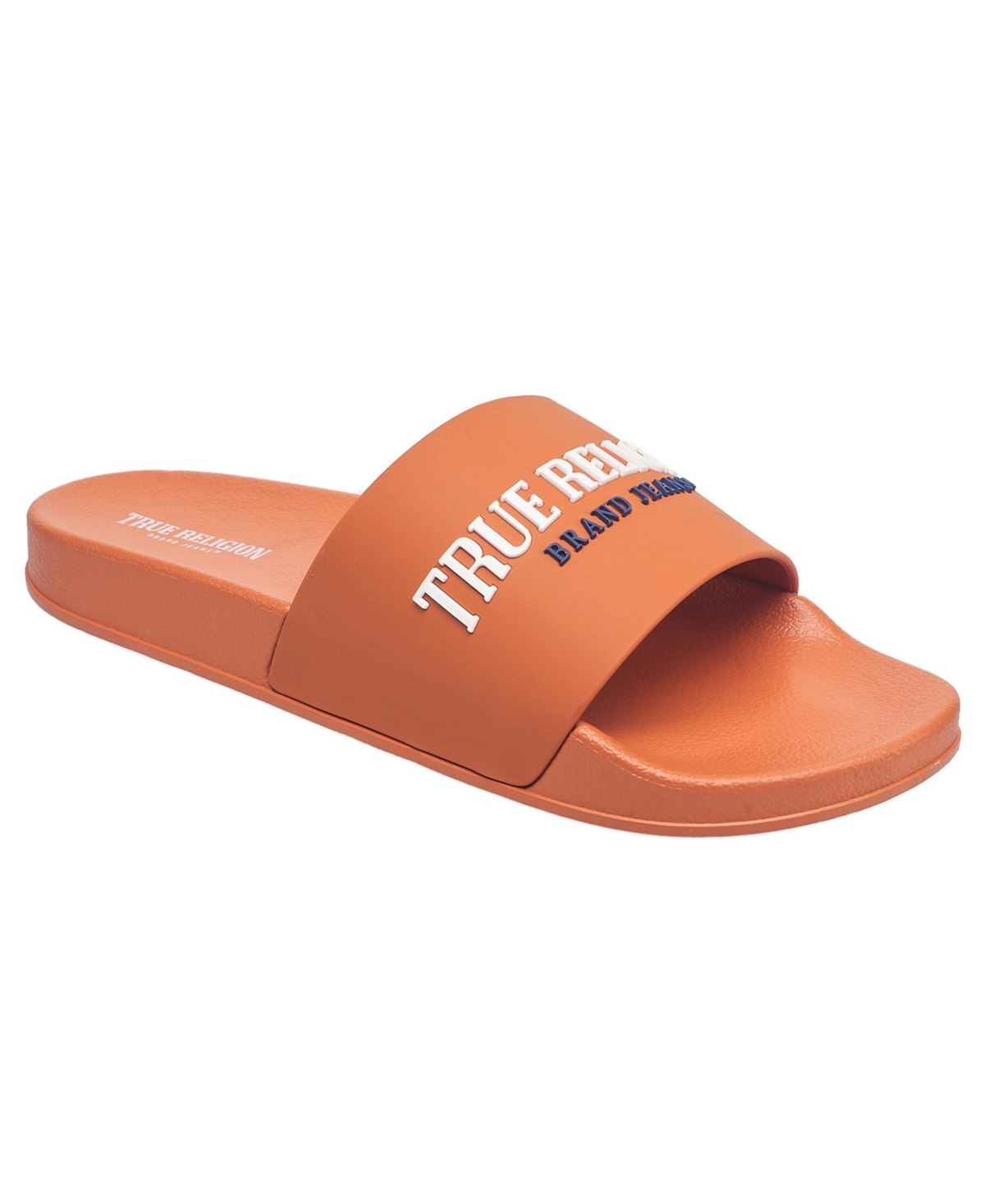 Click here for True Religion Mens Weezy Logo Slide - Orange prices