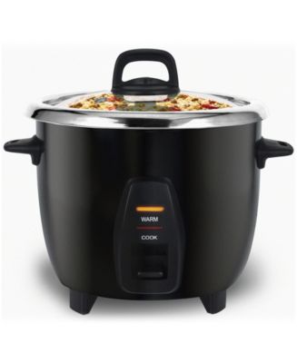 Elite Cuisine 10-Cup Rice Cooker with Stainless-Steel Inner Pot - Macy's