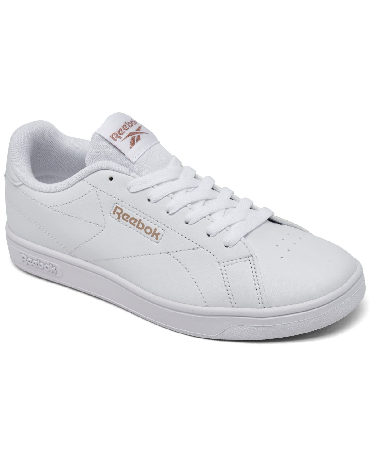 Click here for Reebok Womens Court Clean Casual Sneakers from Fin... prices