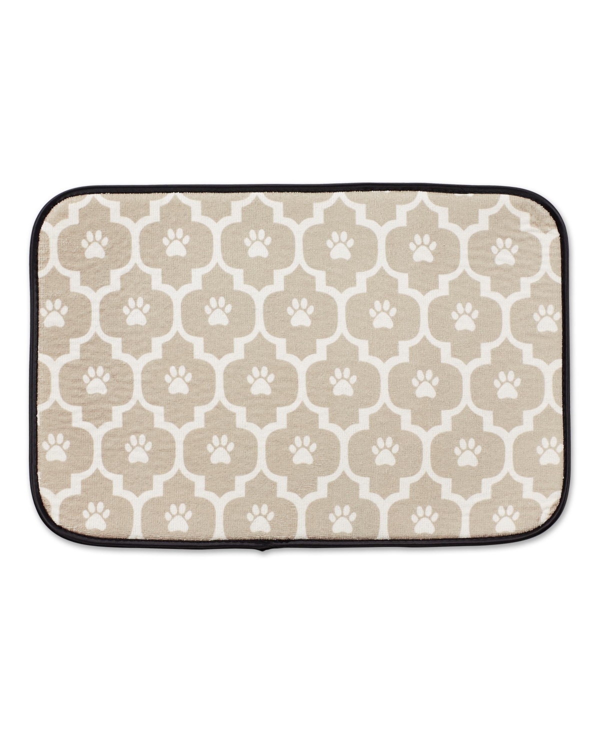 Click here for Bone Dry Pet Mat Lattice Paw Print - Stone prices