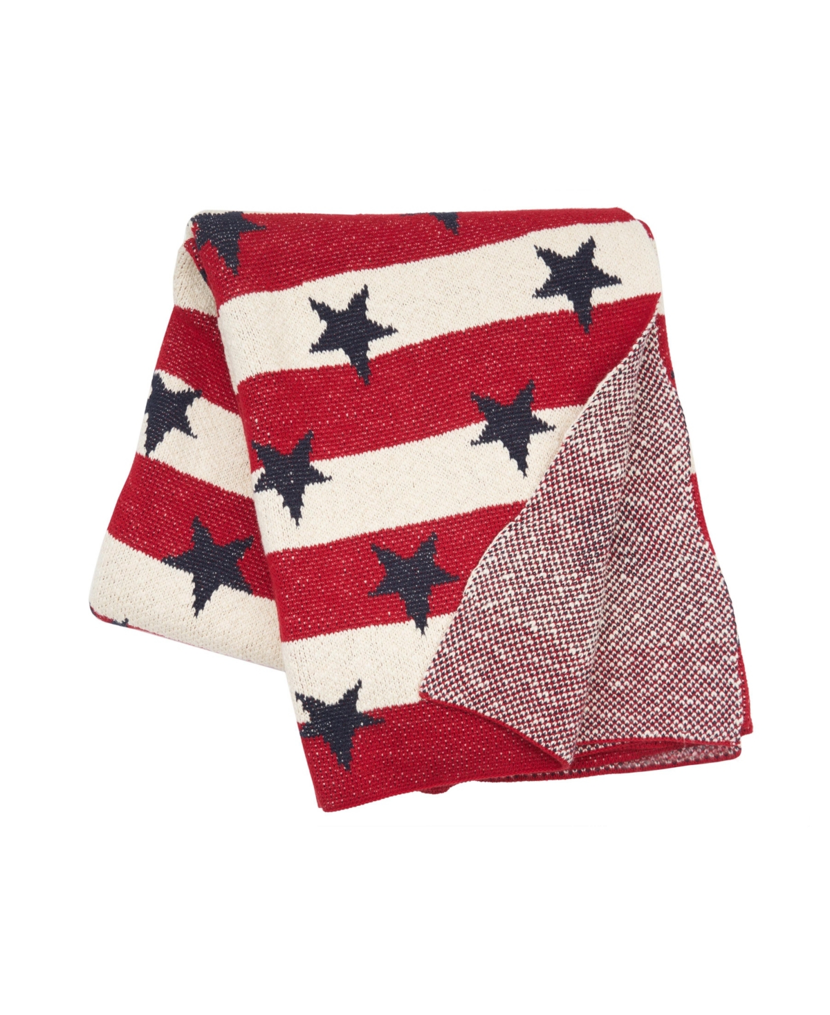 Click here for 50" x 60" American Flag Accent Throw Bla... prices