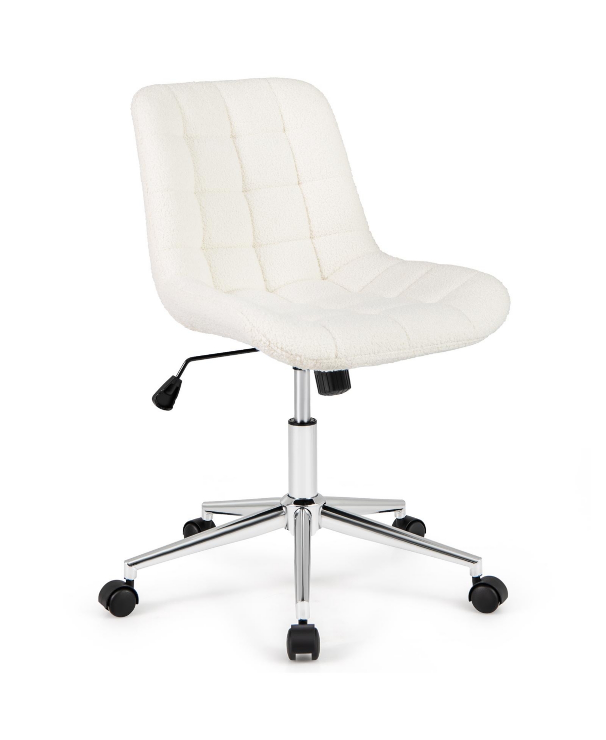 Click here for Teddy Fleece Armless Office Chair for Home or Desk... prices
