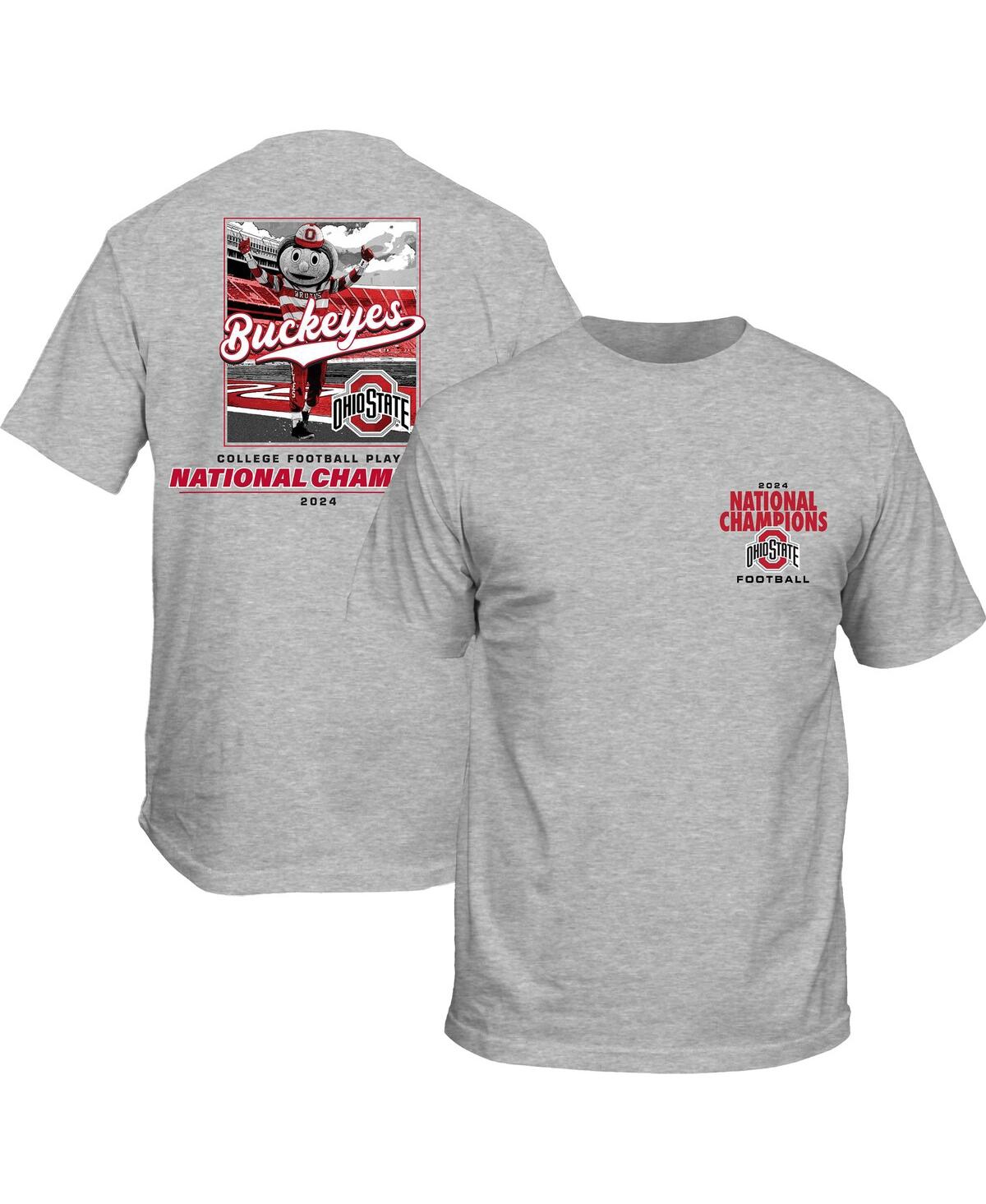 Click here for New World Graphics Mens Heather Gray Ohio State Bu... prices