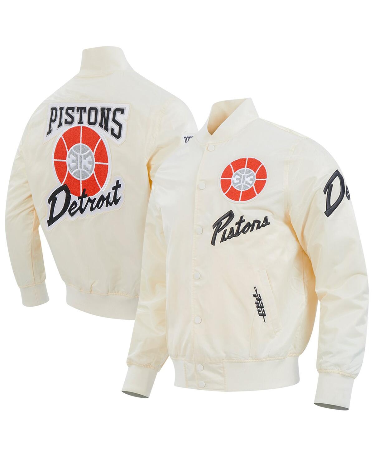 Pro Standard Men's Cream Detroit Pistons 2024/25 City Edition Chenille ...