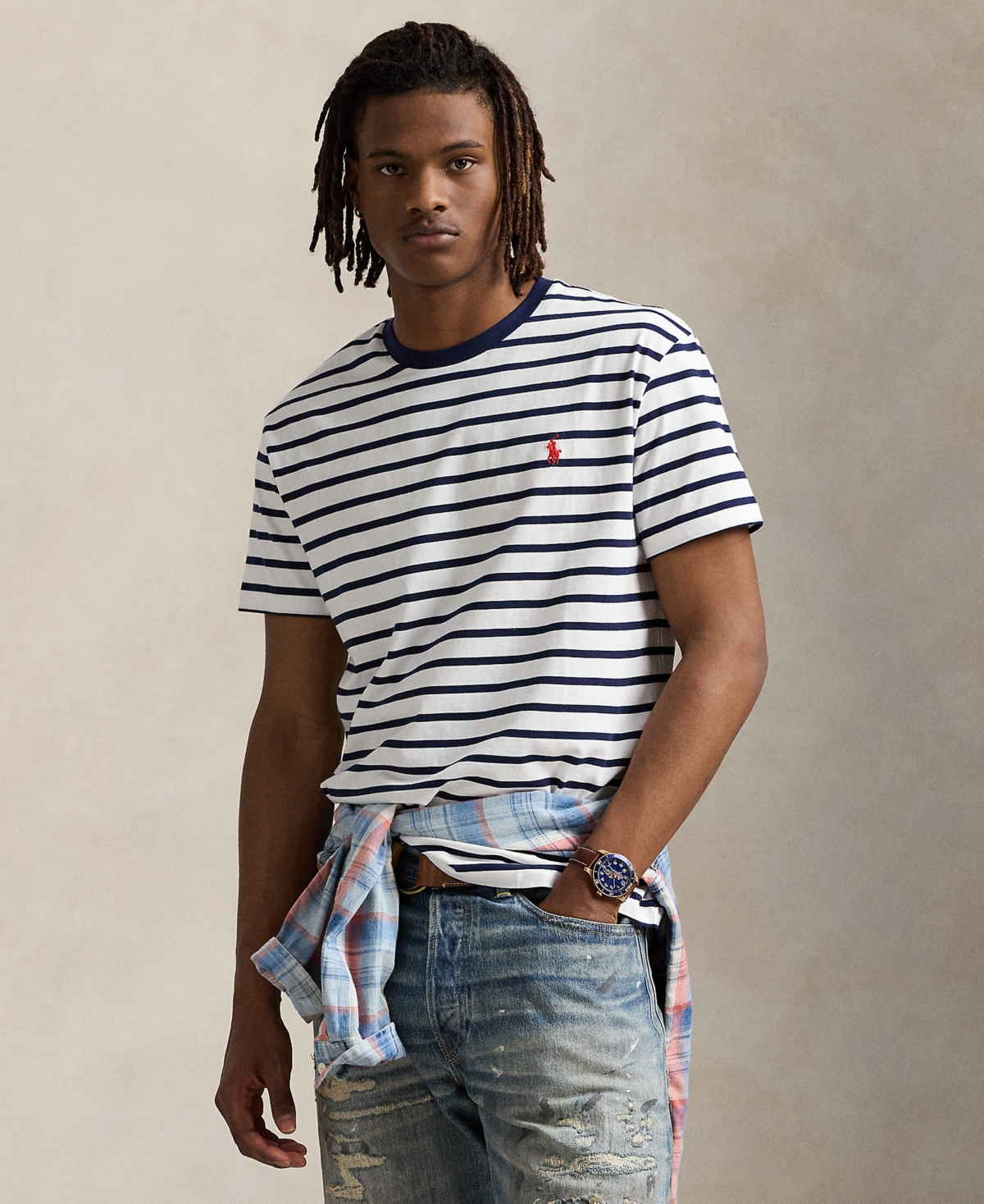 Click here for Polo Ralph Lauren Mens Classic-Fit Striped Cotton... prices