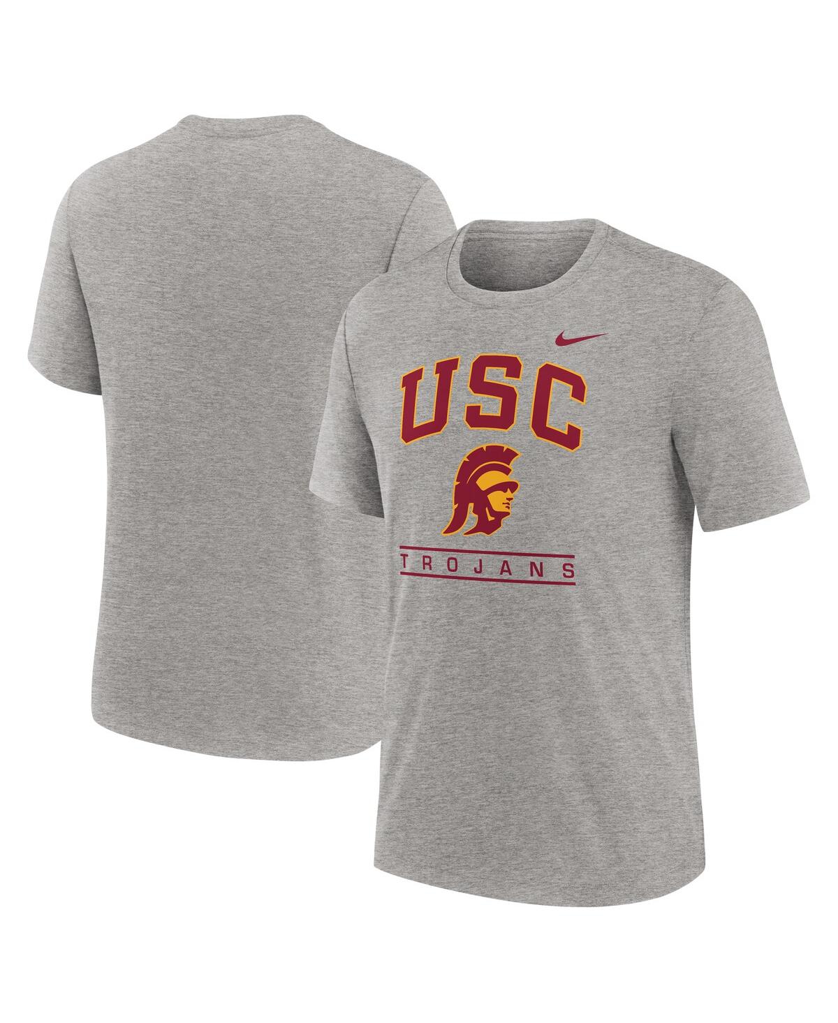 Click here for Nike Mens Heather Gray Usc Trojans Arch Over Logo... prices