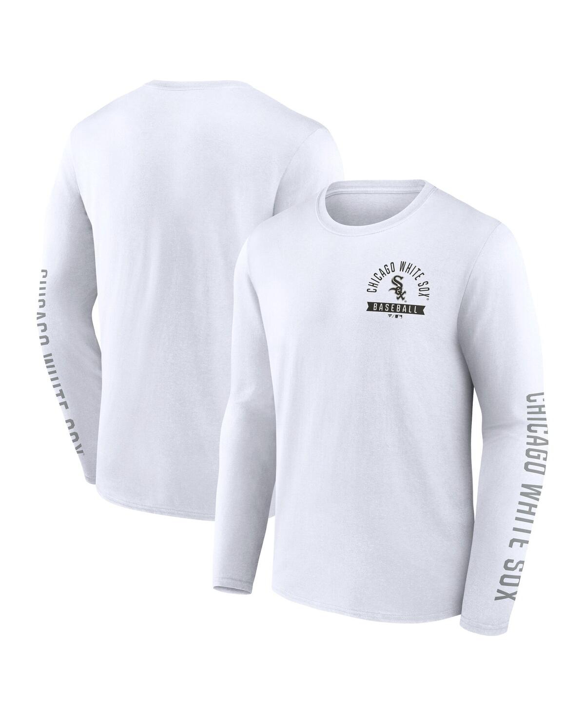 Click here for Fanatics Mens White Chicago White Sox Press Box Lo... prices