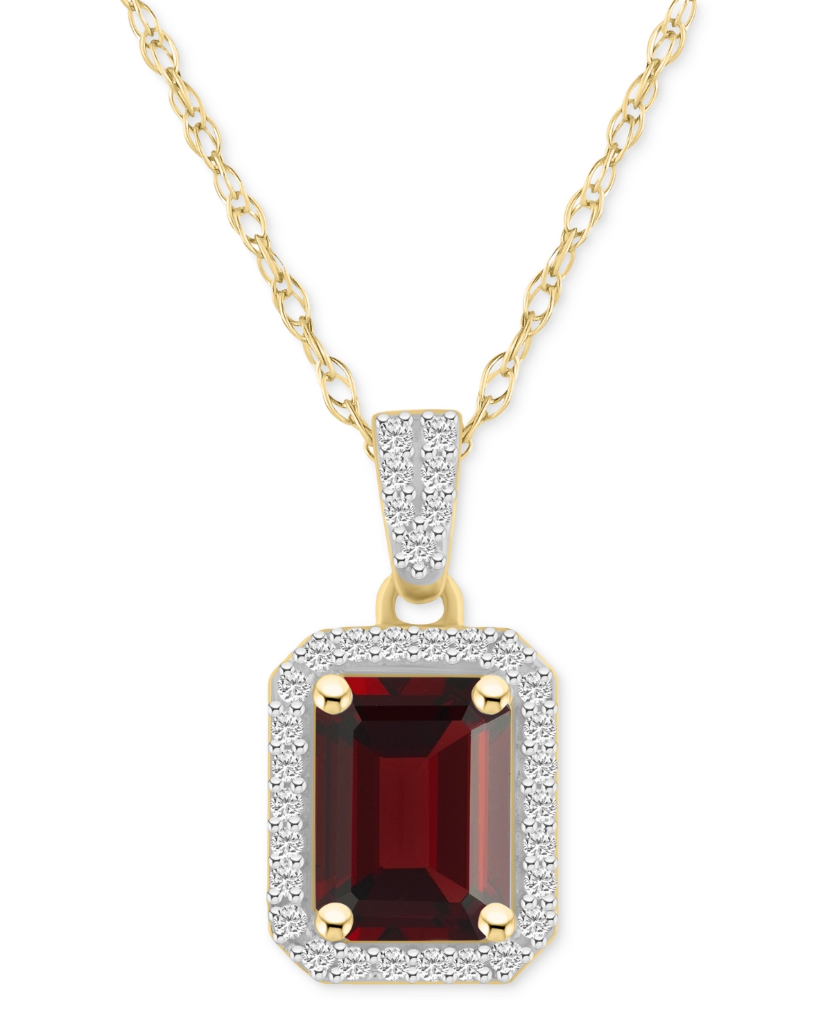 Click here for Garnet (1-7/8 ct. t.w.) & Lab-Created White Sapphi... prices