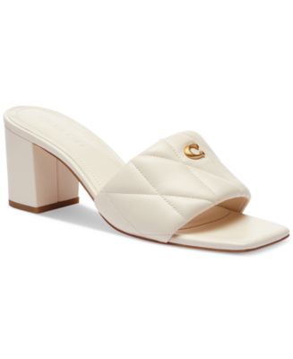 COACH Women's Holly Block-Heel Sandals - Macy's