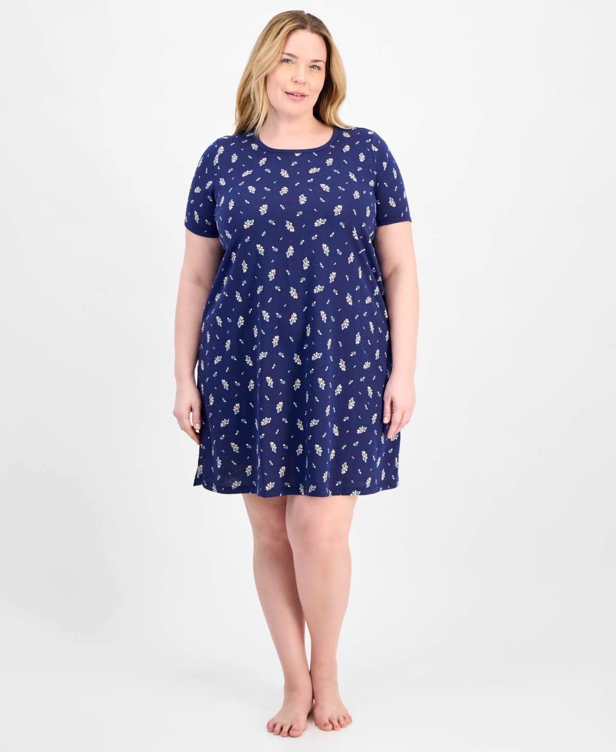 Click here for Charter Club Plus Size Printed Short-Sleeve Sleeps... prices