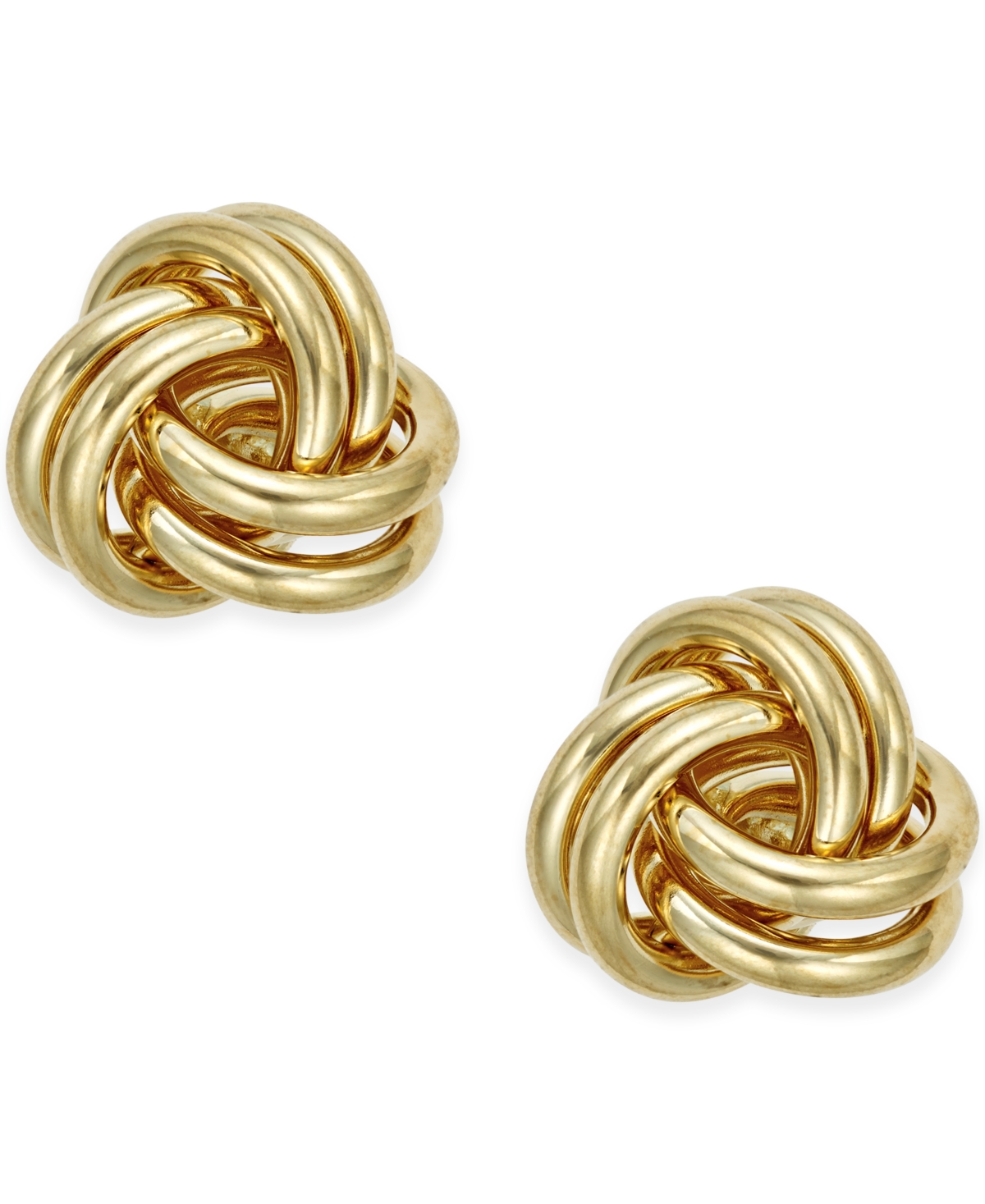 Click here for Love Knot Stud Earrings in 10k Gold - Yellow Gold prices
