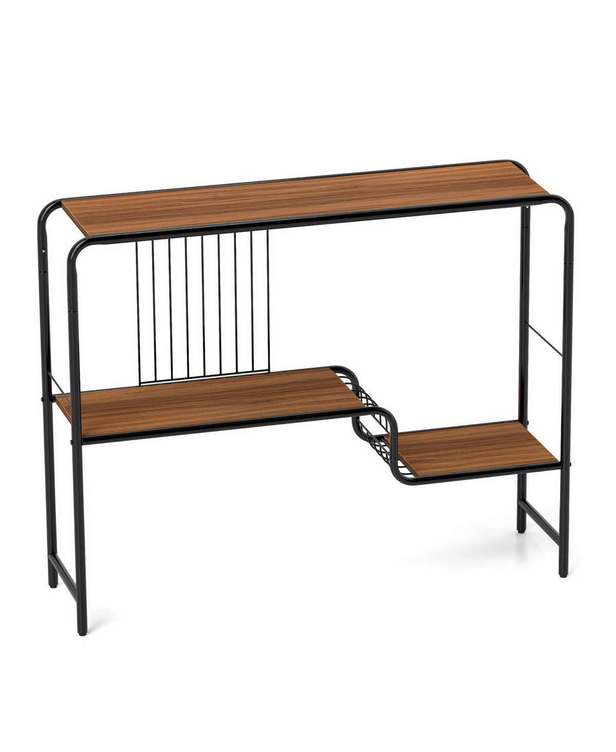 Click here for Console Table with Storage Shelf Modern Accent Tab... prices