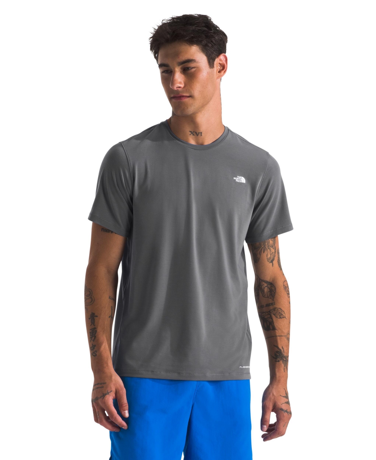 Click here for The North Face Mens Adventure T-Shirt - Smoked pea... prices