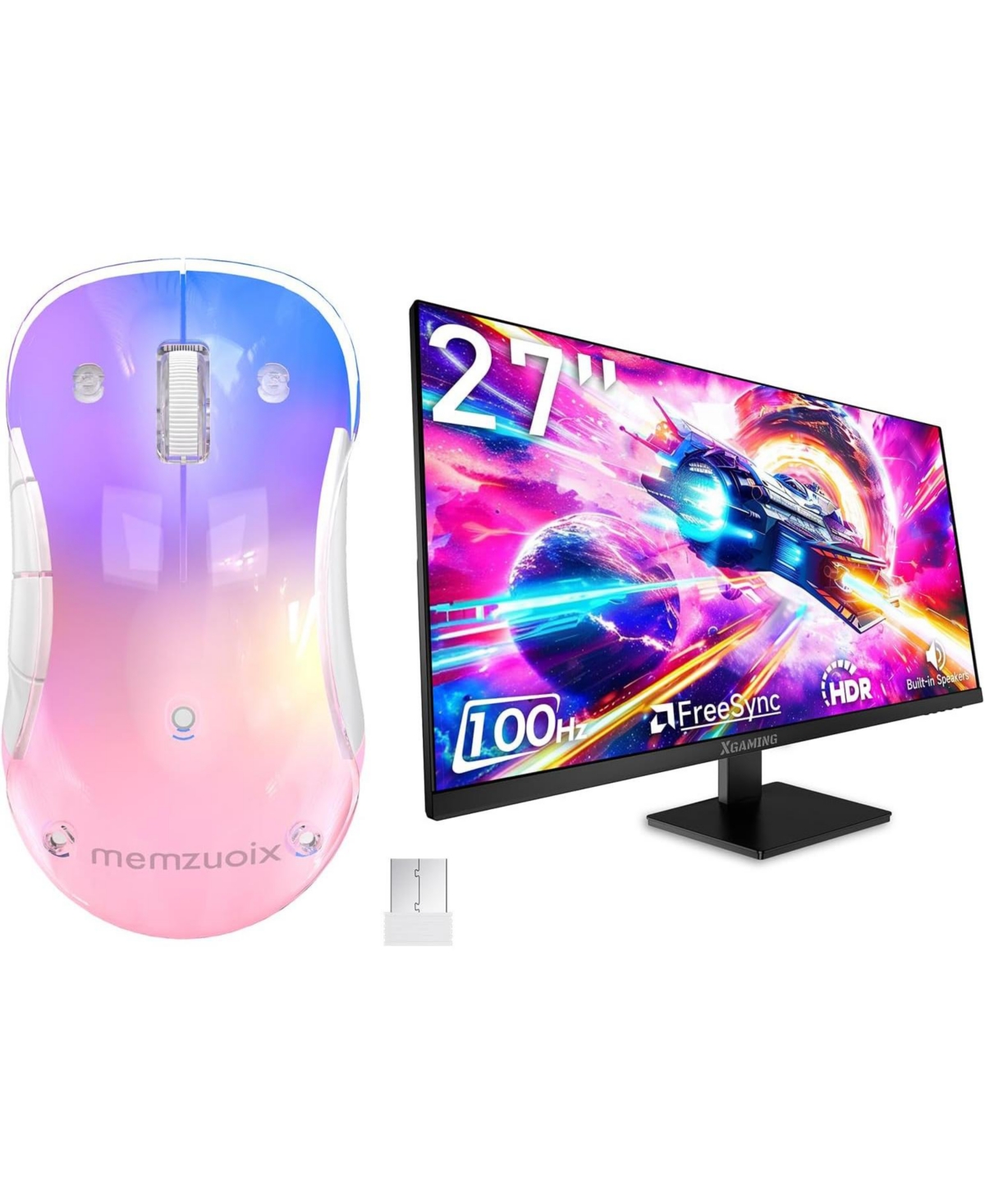 Click here for memzuoix Led Rechargeable Wireless Mouse and 27 In... prices