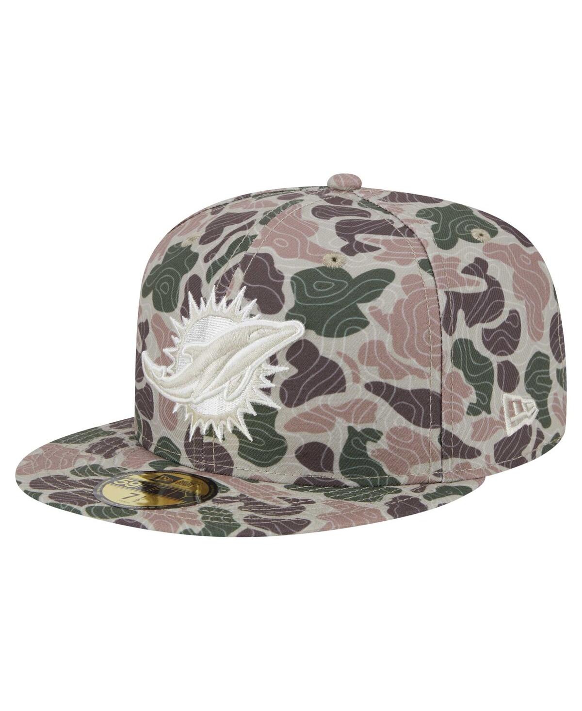 Click here for New Era Mens Camo Miami Dolphins Geo 59FIFTY Fitte... prices