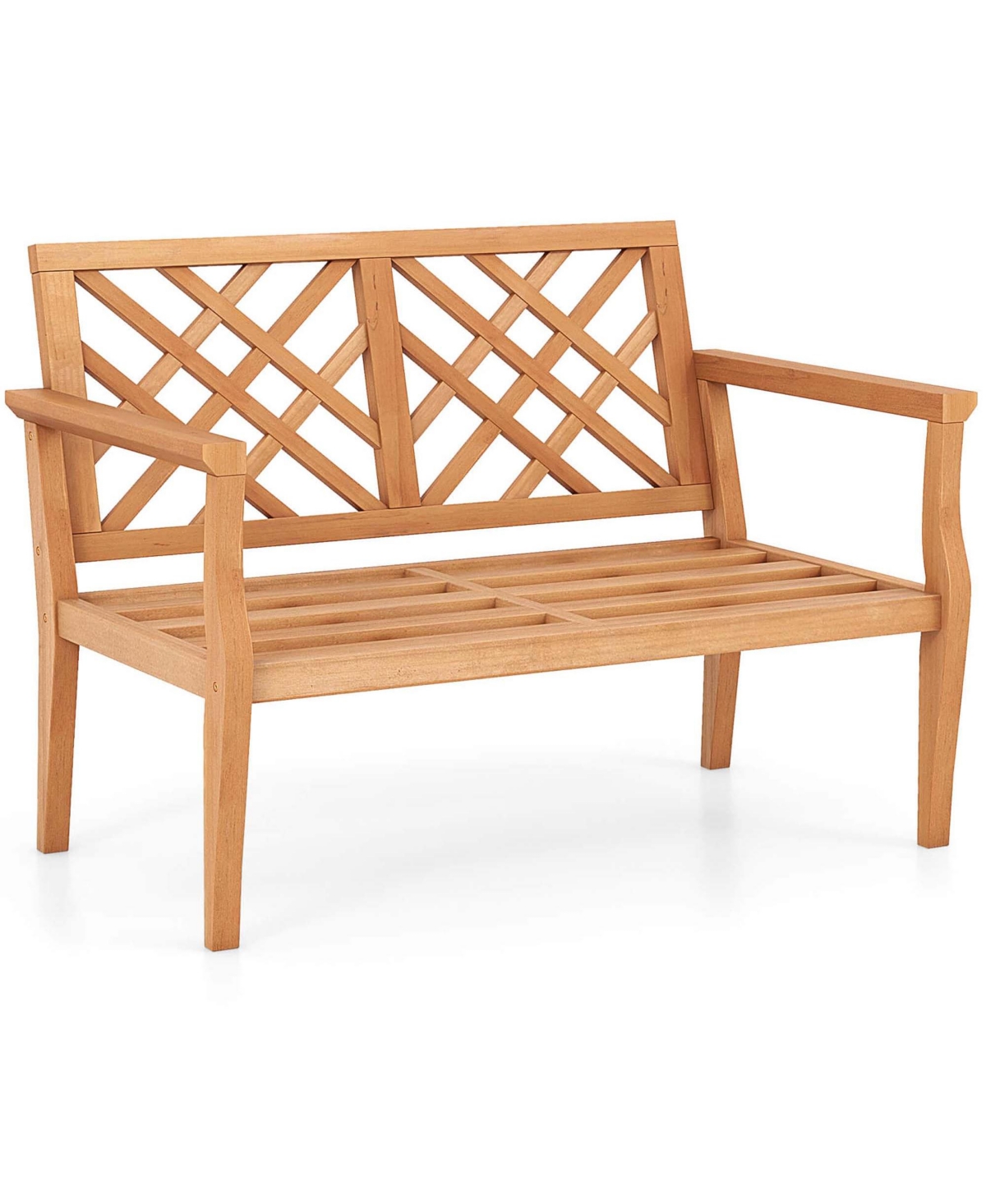 Click here for 2-Person Outdoor Garden Bench with Comfy Armrests... prices