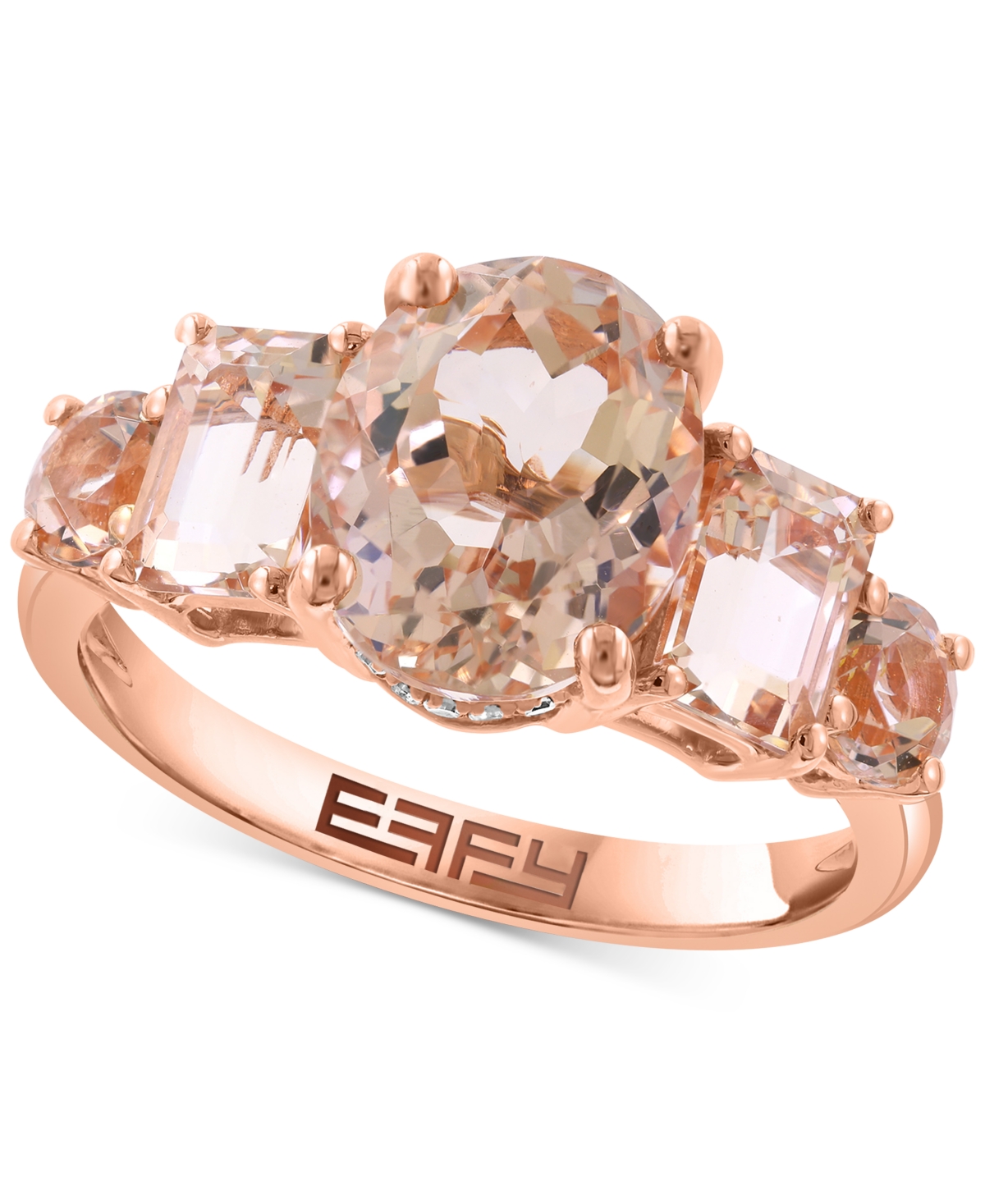 Click here for Effy Morganite (4 ct. tw.) & Diamond (1/20 ct. t.w... prices