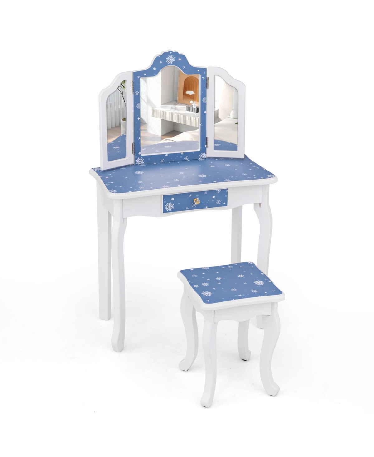Click here for Princess Pretend Play Makeup Table and Stool Set w... prices