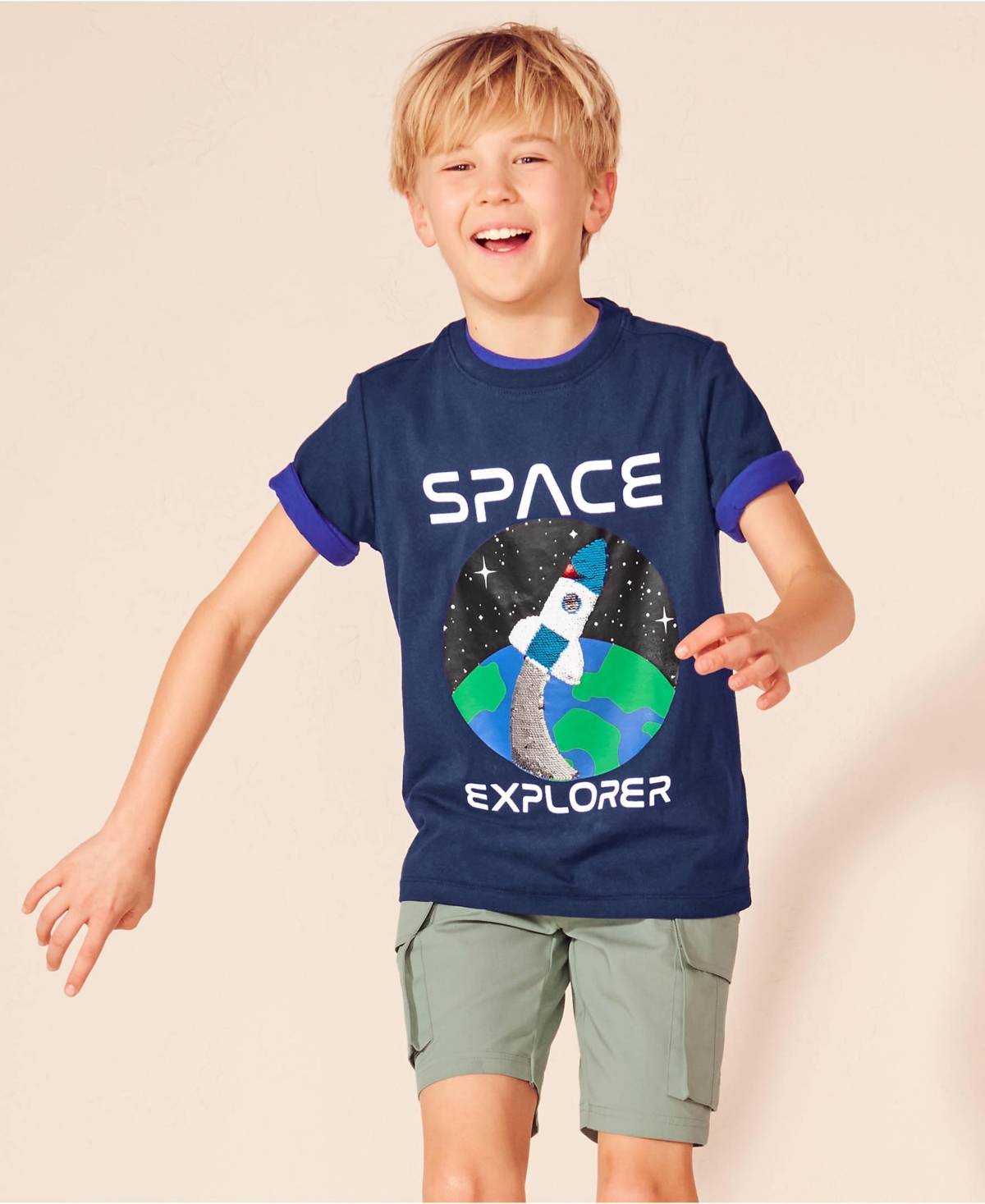 Click here for Lands End Boys Short Sleeve Graphic Tee - Space ex... prices