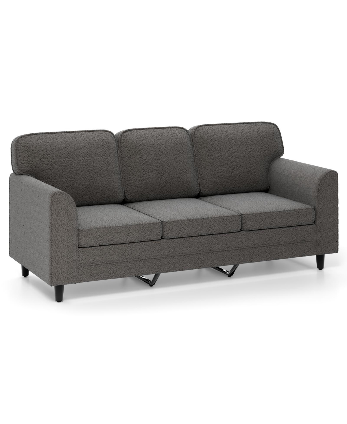 Click here for Upholstered Teddy 3-Seat Sofa with Comfy Back Pill... prices