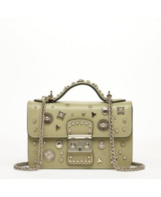 SUSU Women s Leather Crossbody Bag Designer Shoulder Purse with Top ...