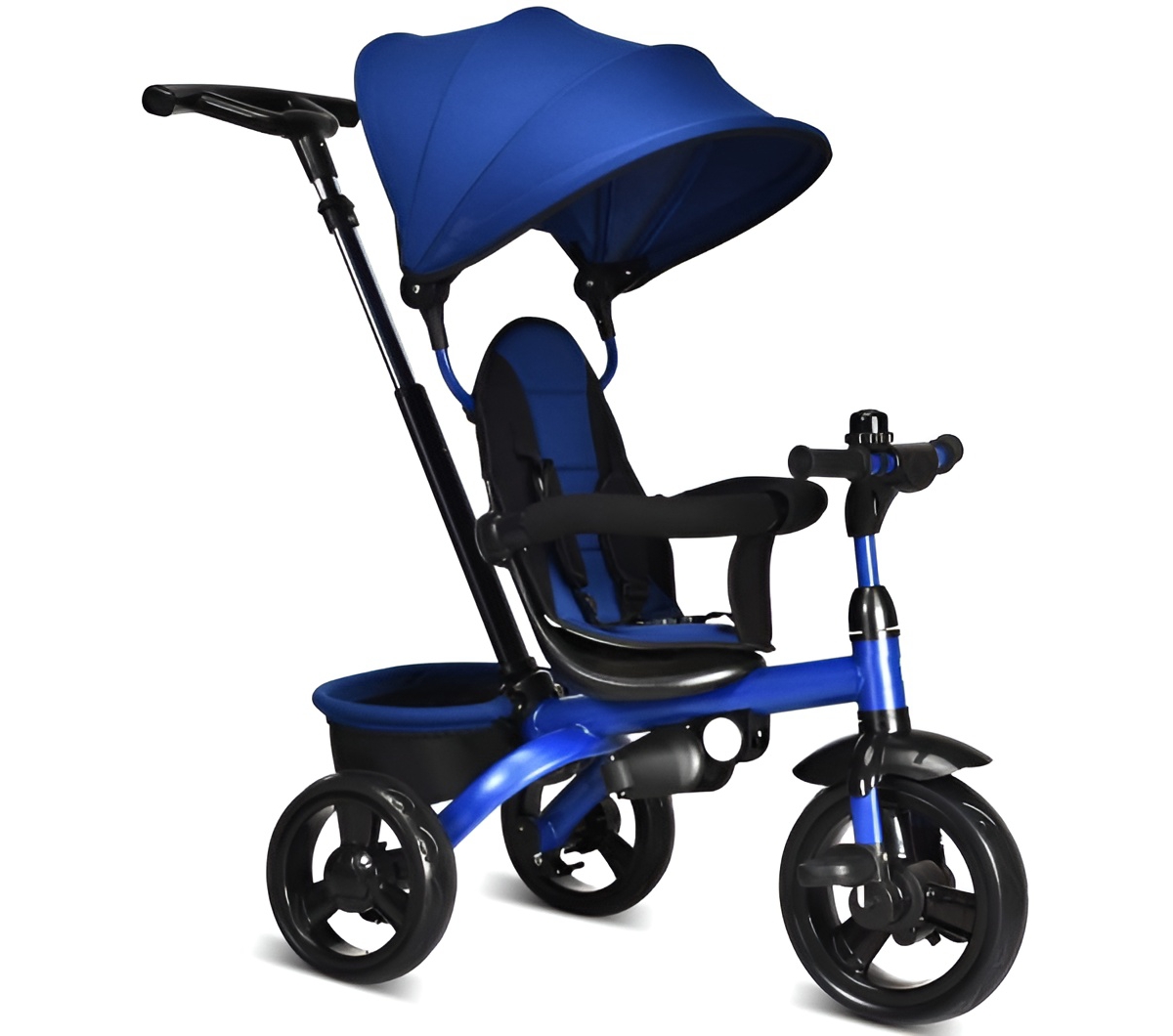 Click here for 4-in-1 Kids Tricycle with Adjustable Push Handle -... prices