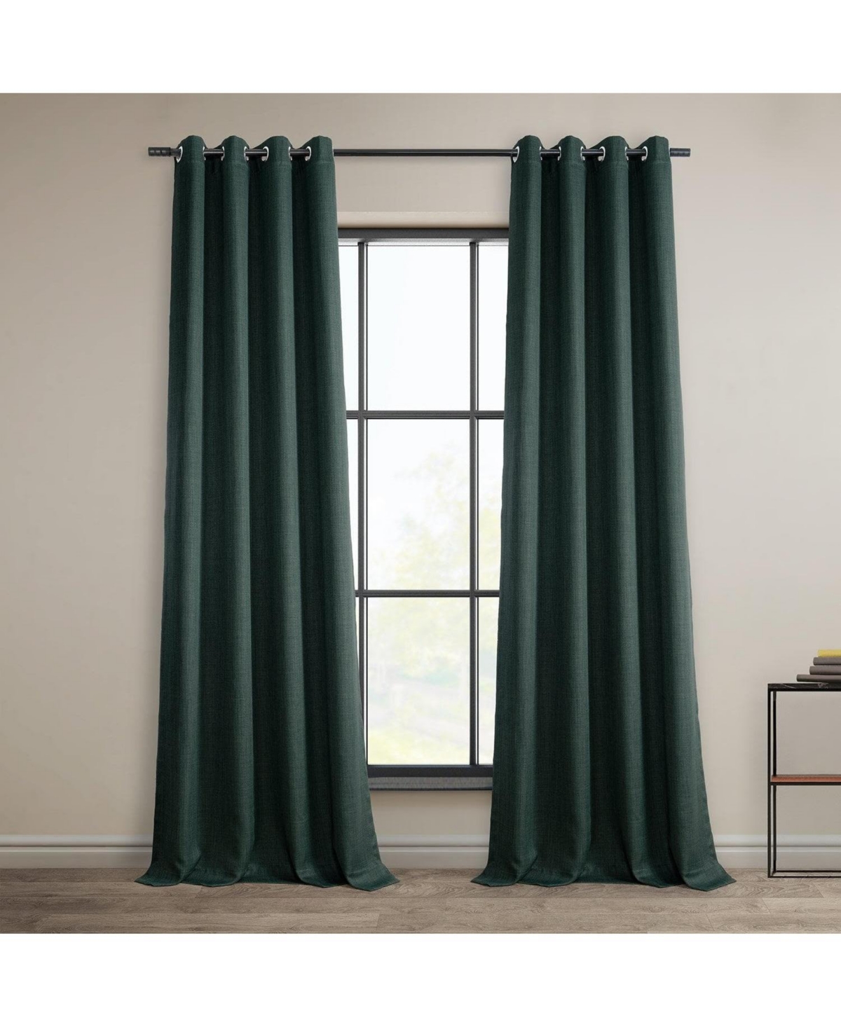 Click here for Half Price Drapes Grommet Textured Faux Linen Room... prices