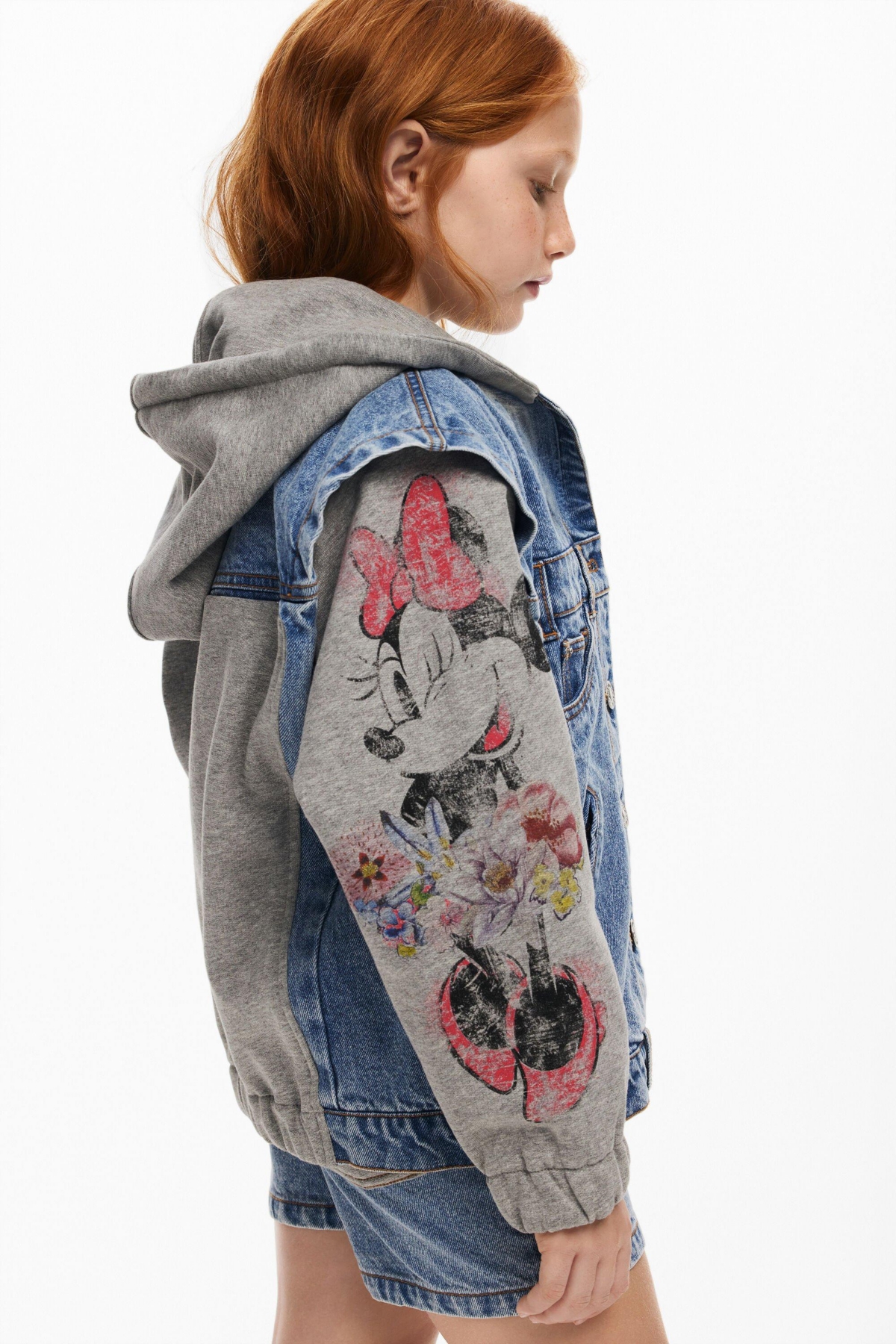 Click here for Desigual Girls Girlss Combined denim jacket - Ligh... prices