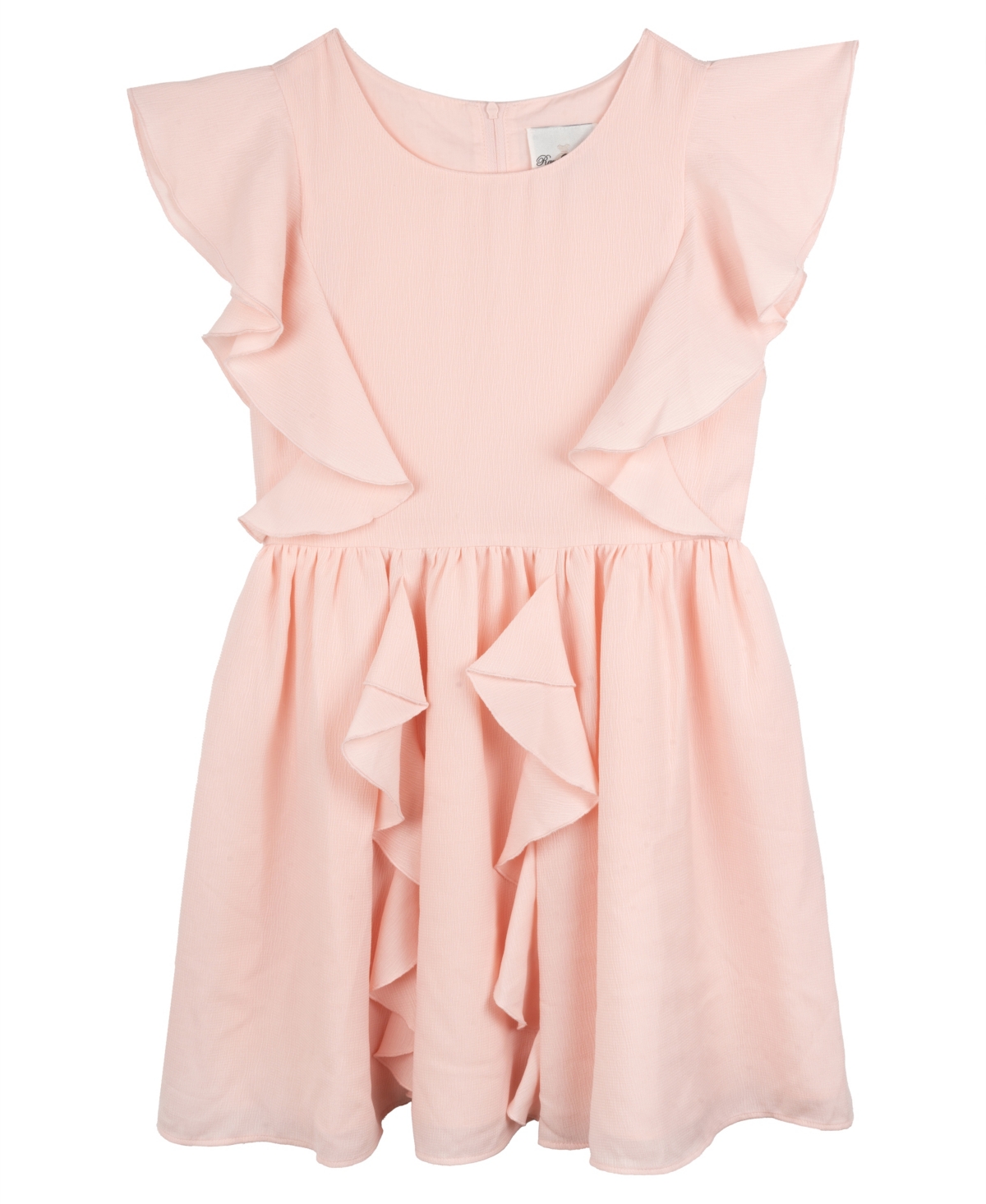 Click here for Rare Editions Big Girls Crinkle Gauze Dress - Blus... prices