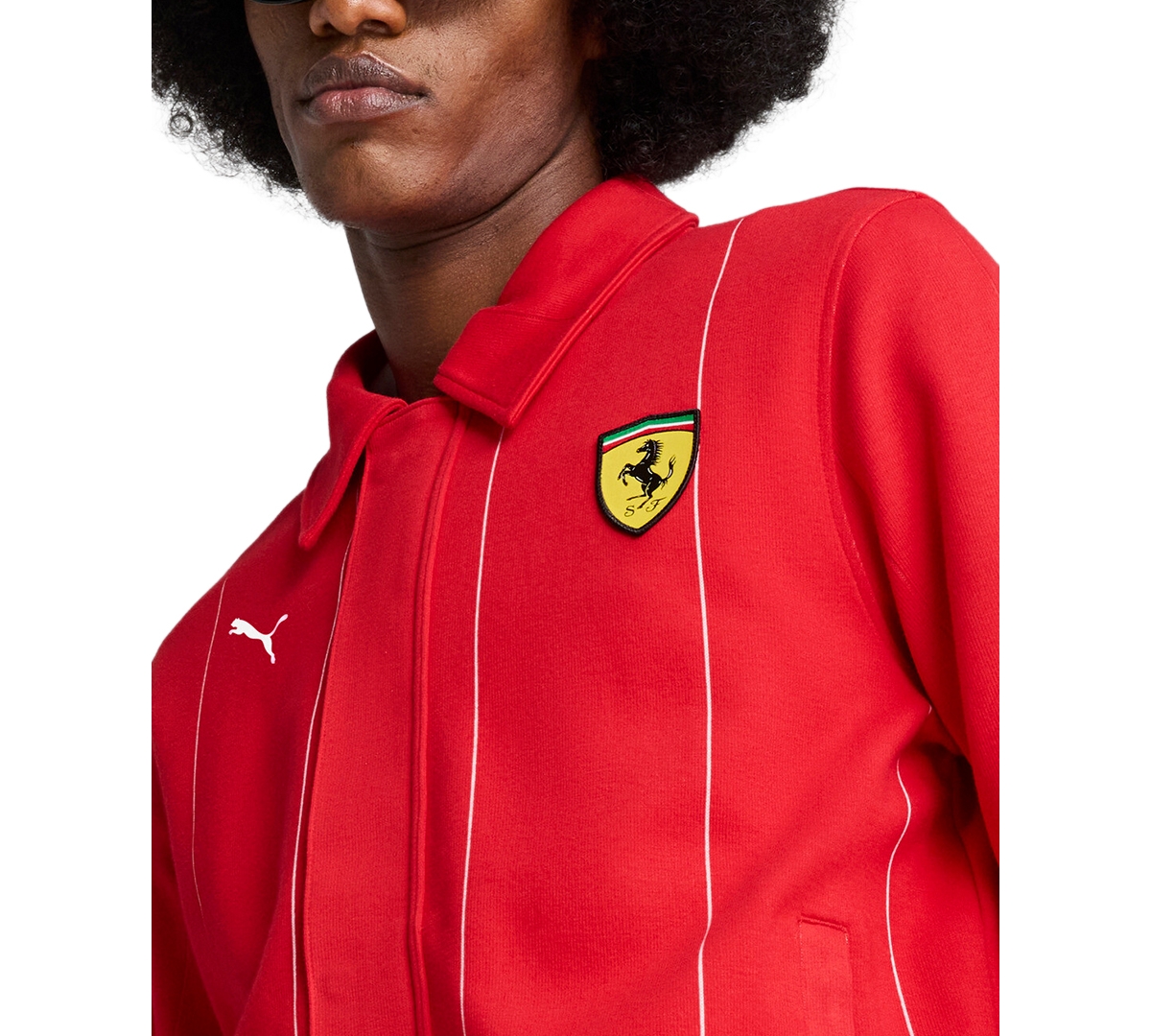 Puma Men's Premium Ferrari Race Jacket In Red | ModeSens