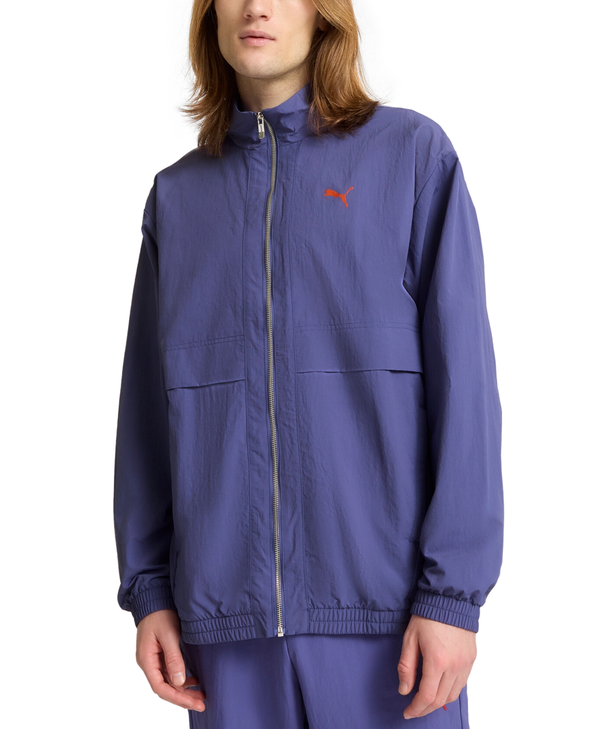 Click here for Puma Mens Regular-Fit Full-Zip Windbreaker - Blue... prices