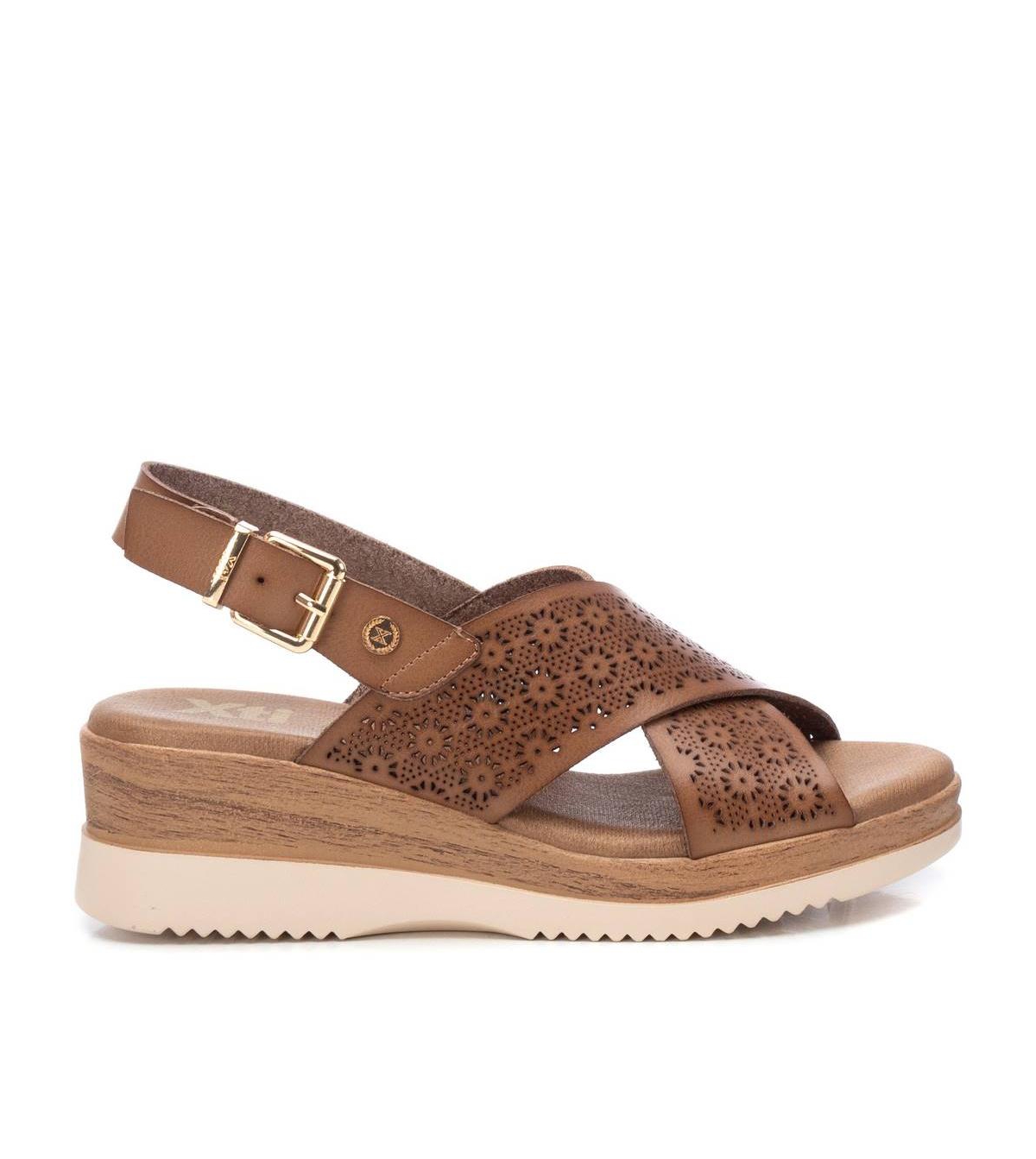 Click here for Xti Womens Wedge Sandals - Taupe prices