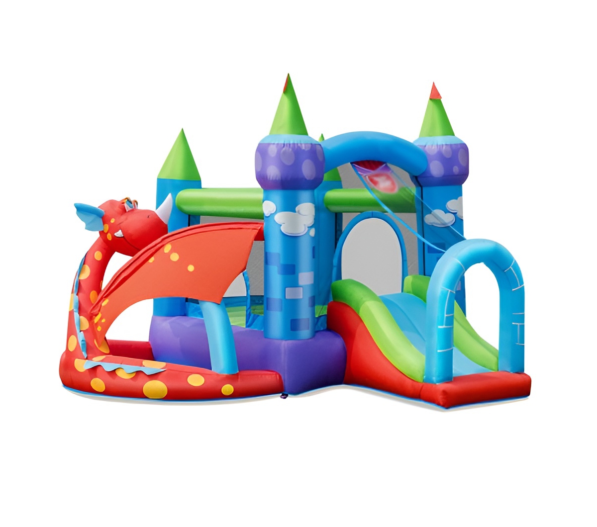 Click here for Kids Inflatable Bounce House Dragon Jumping Slide... prices
