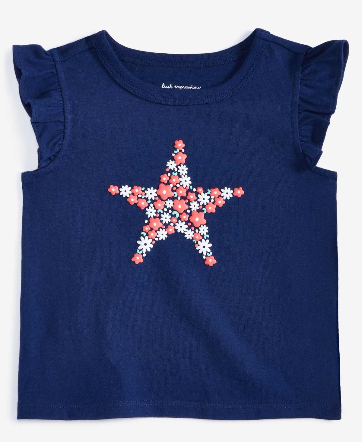 Click here for First Impressions Baby Girls Flower Star Graphic T... prices