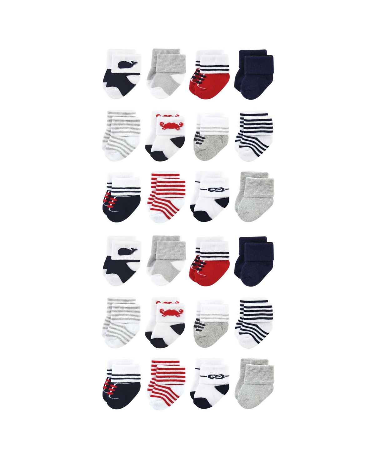 Click here for Luvable Friends Baby Boys Cotton Rich Terry Socks... prices