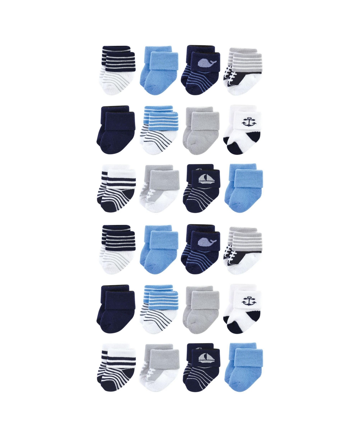 Click here for Luvable Friends Baby Boys Cotton Rich Terry Socks... prices