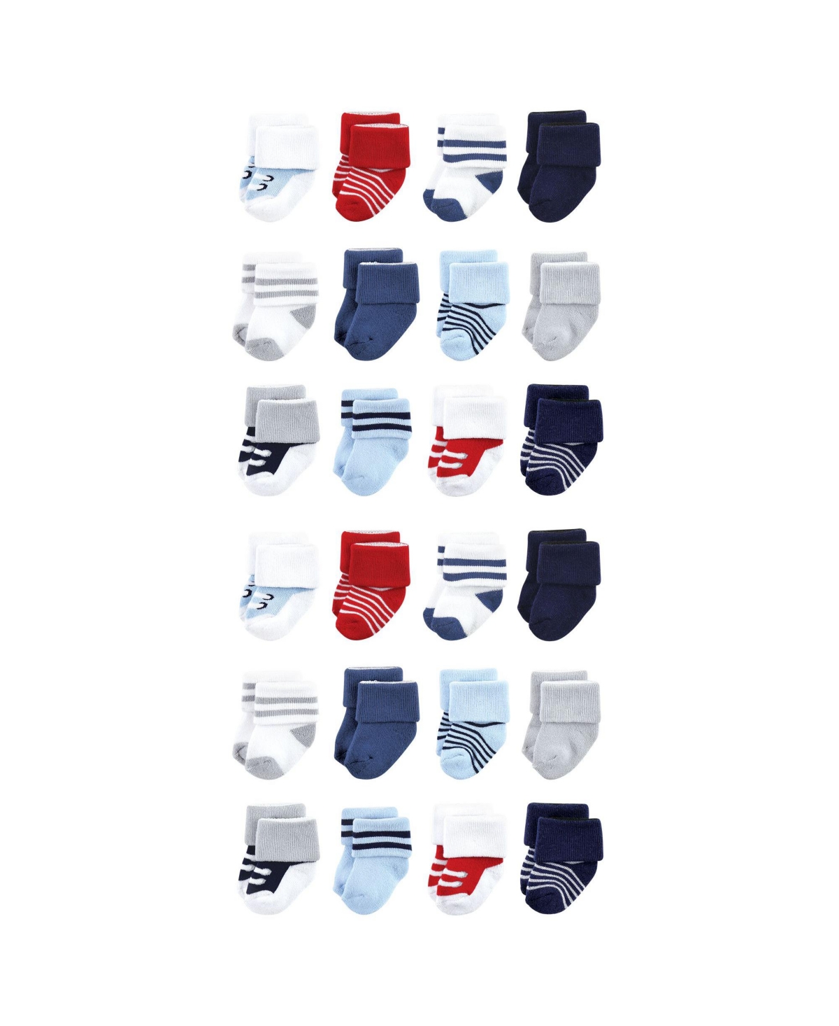 Click here for Luvable Friends Baby Boys Cotton Rich Terry Socks... prices