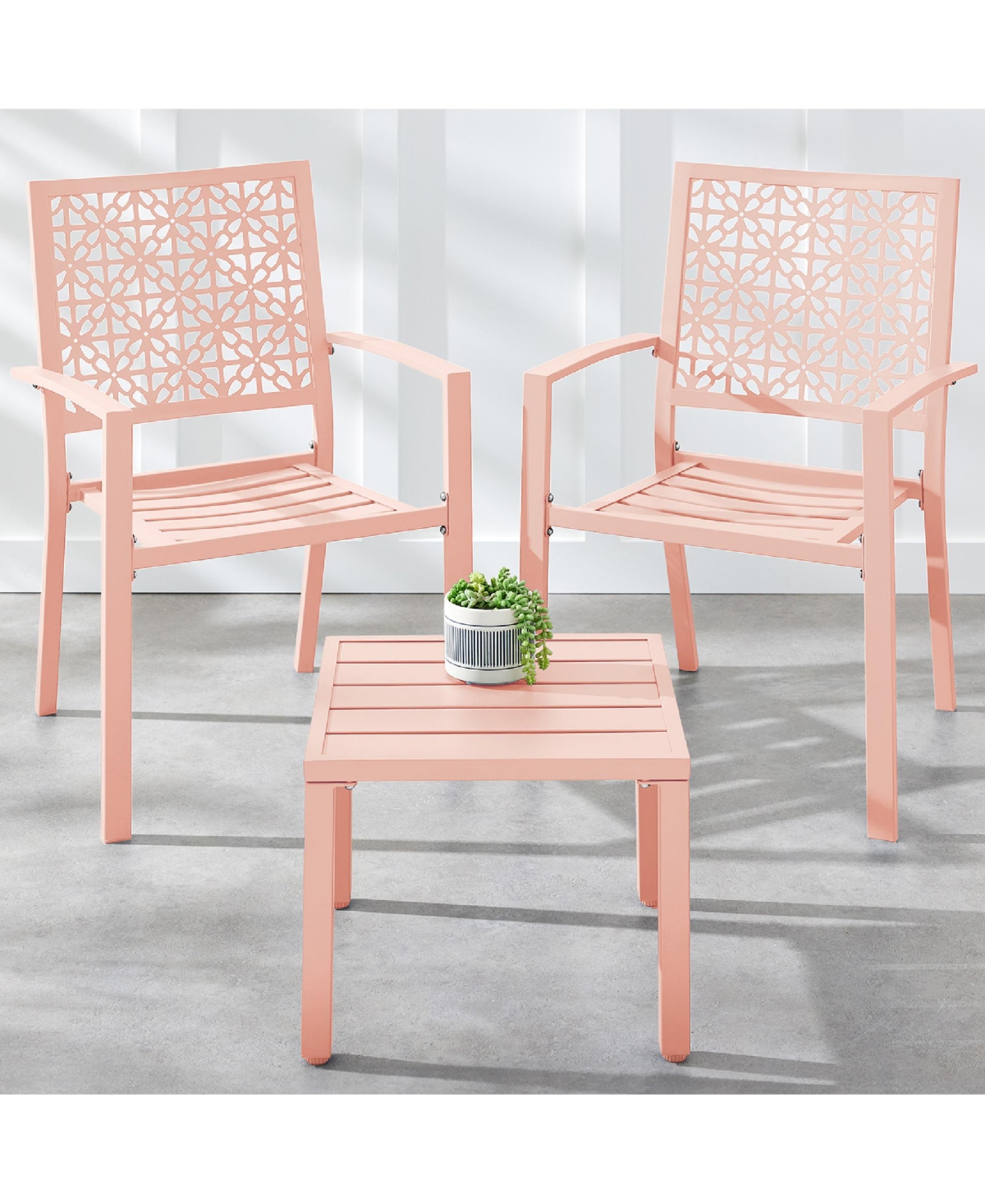 Click here for Best Choice Products 3-Piece Stackable Patio Bistr... prices