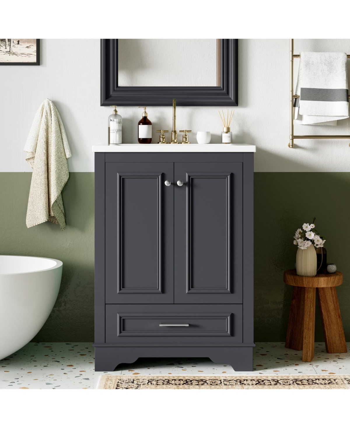 Click here for Streamdale 24" Bathroom Vanity with Ceramic S... prices