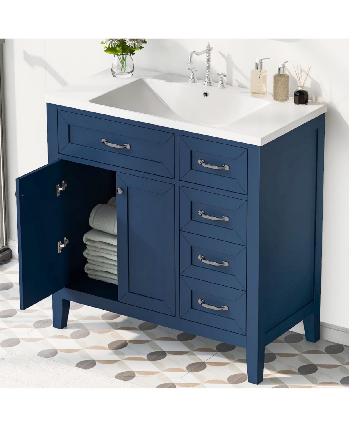 Click here for Streamdale 36" Bathroom Vanity with Sink Comb... prices