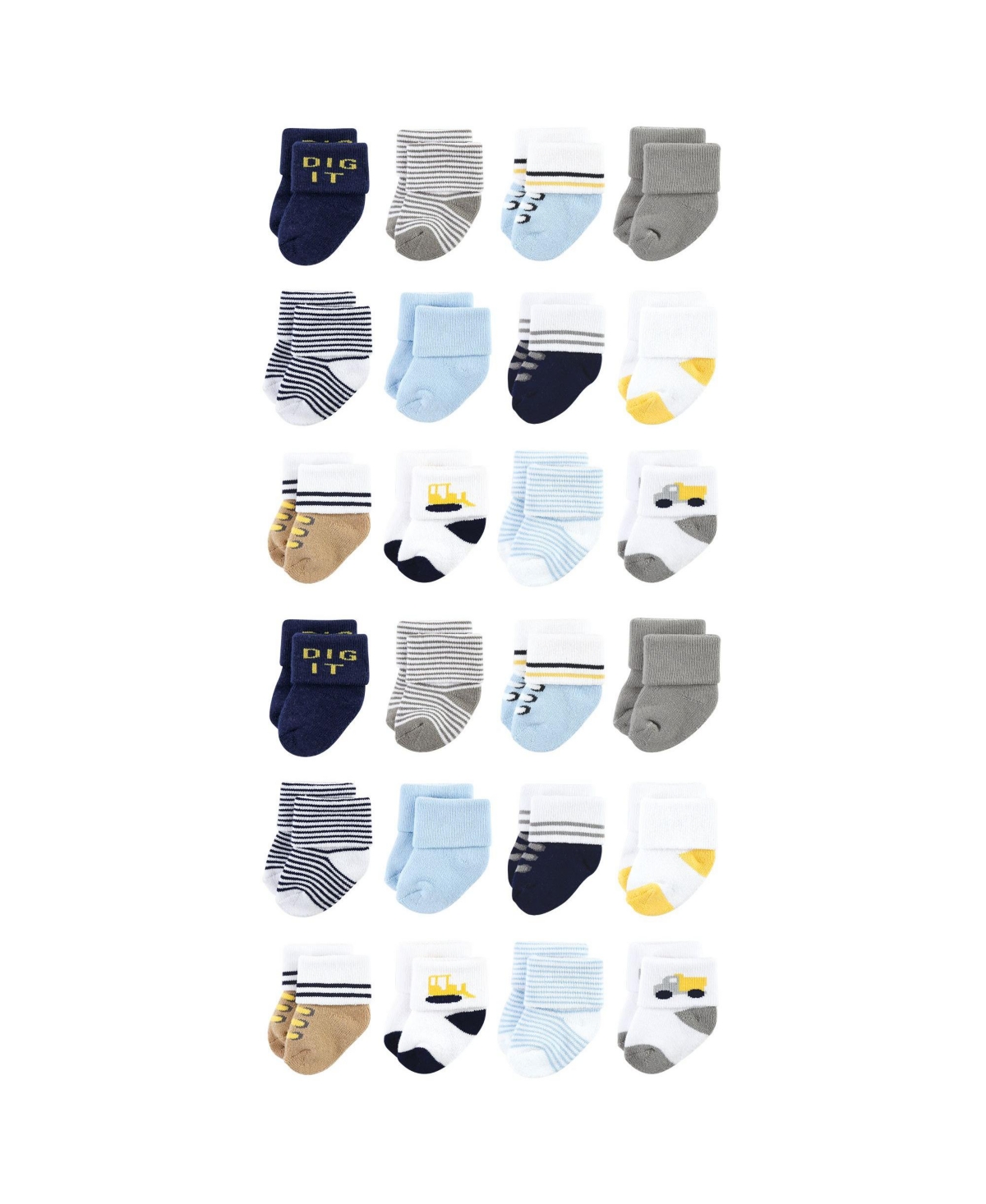 Click here for Luvable Friends Baby Boys Cotton Rich Terry Socks... prices