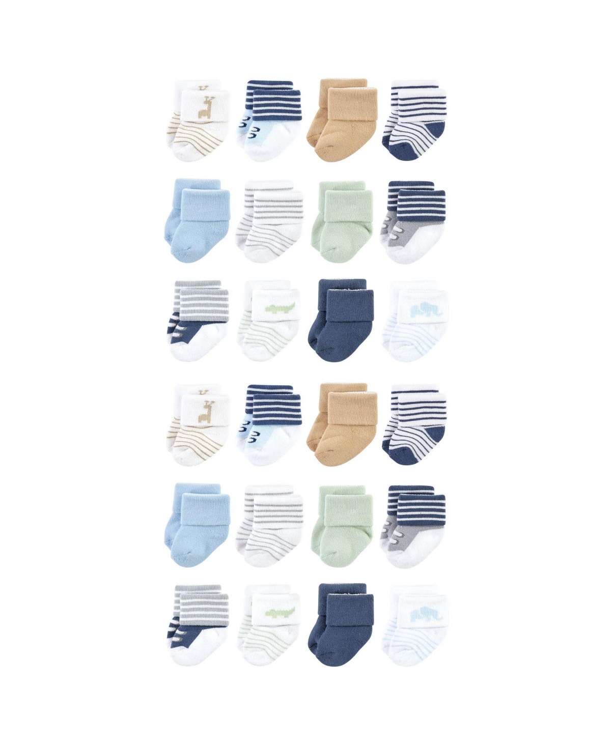 Click here for Luvable Friends Baby Boys Cotton Rich Terry Socks... prices